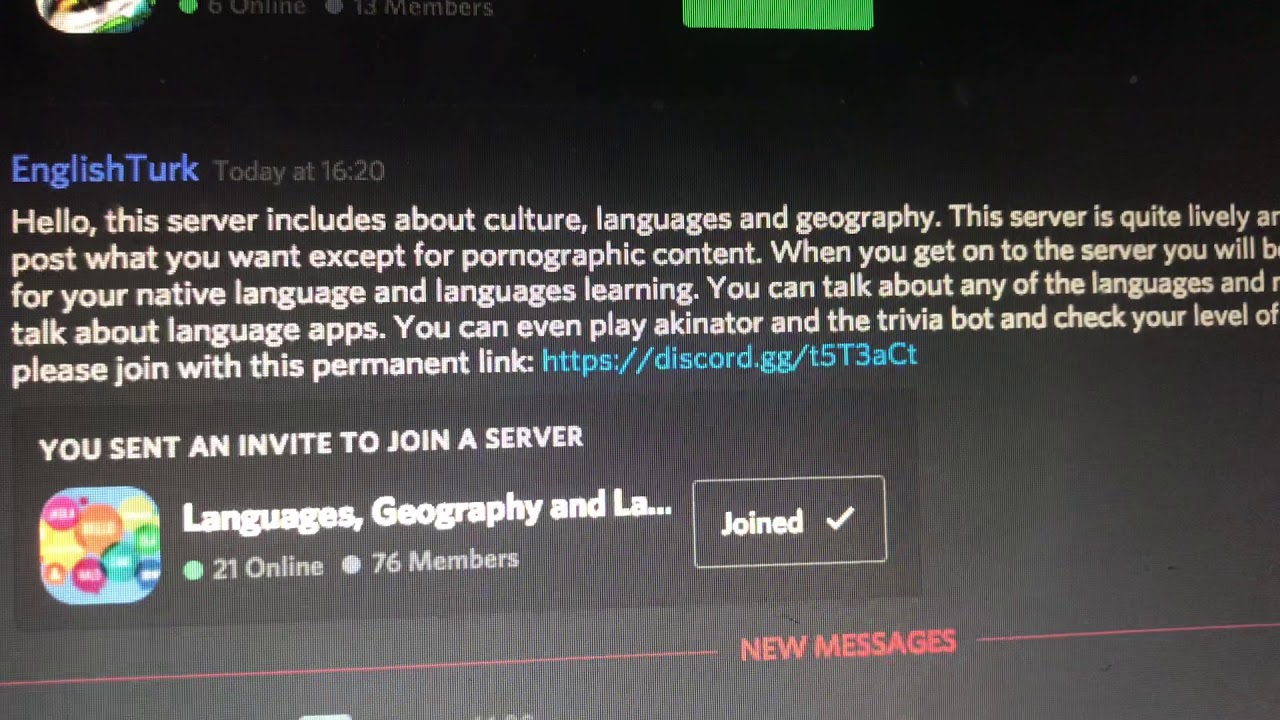 Language learning server discord - YouTube