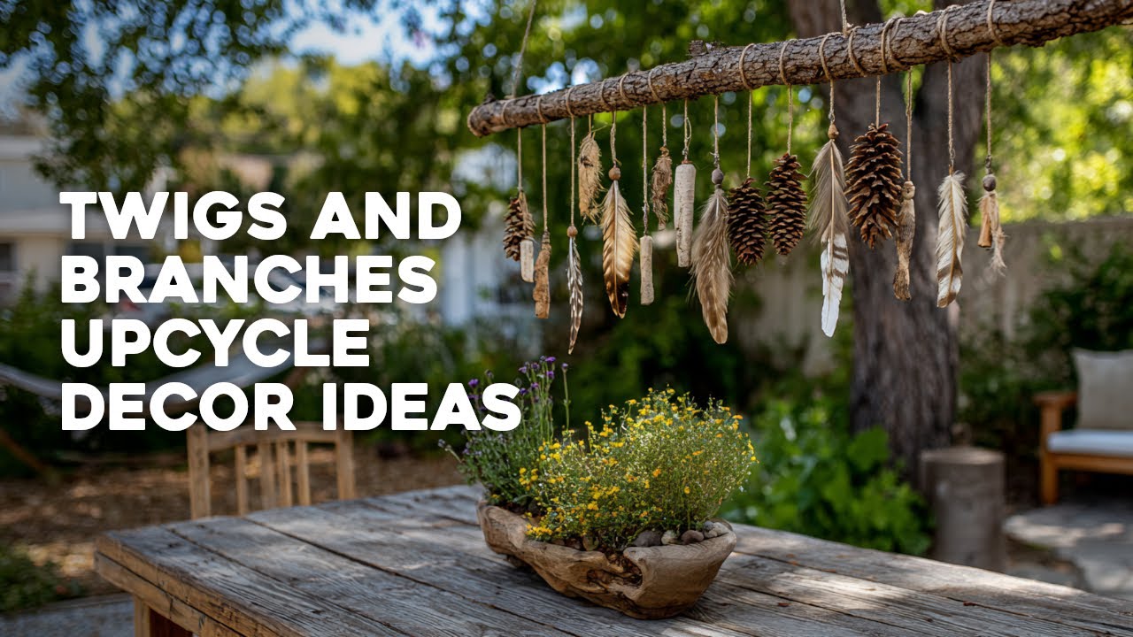 Upcycle Twigs & Branch Ideas for Garden Decor: Effortless Rustic Charm ...
