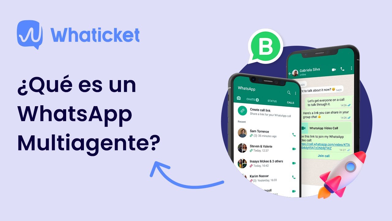 ¿Cómo funciona WhatsApp multiagente en un negocio? - YouTube