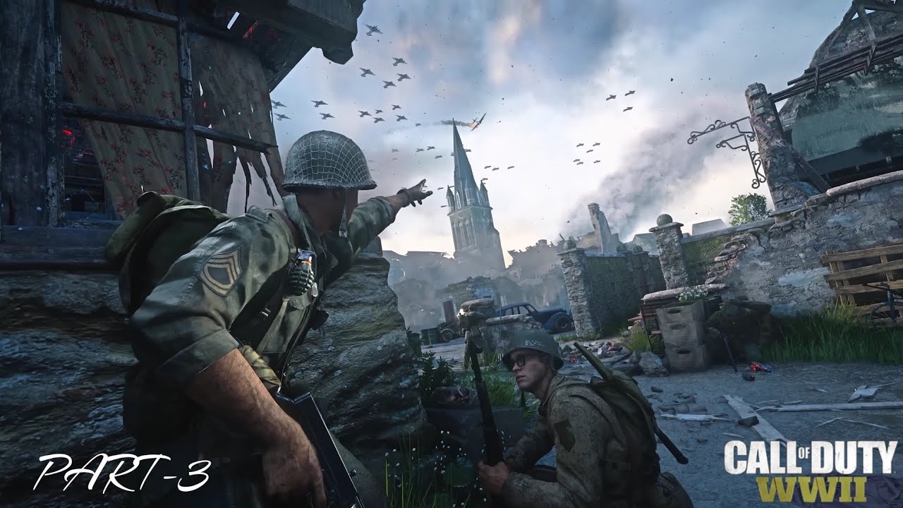 "STRONGHOLD" WW II JULY 26 1944 Marigny France ( PART - 3 CALL OF DUTY ...