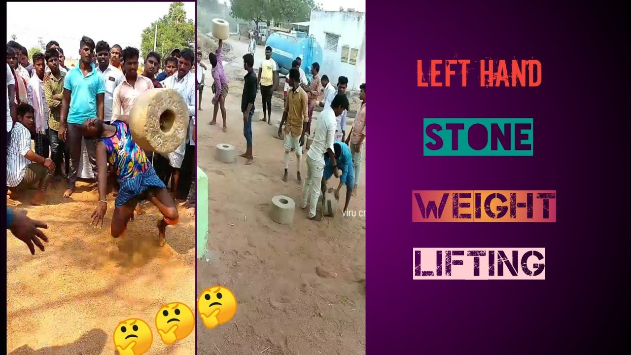 left hand stone weight lifting nandinne 🤔🤔 - YouTube