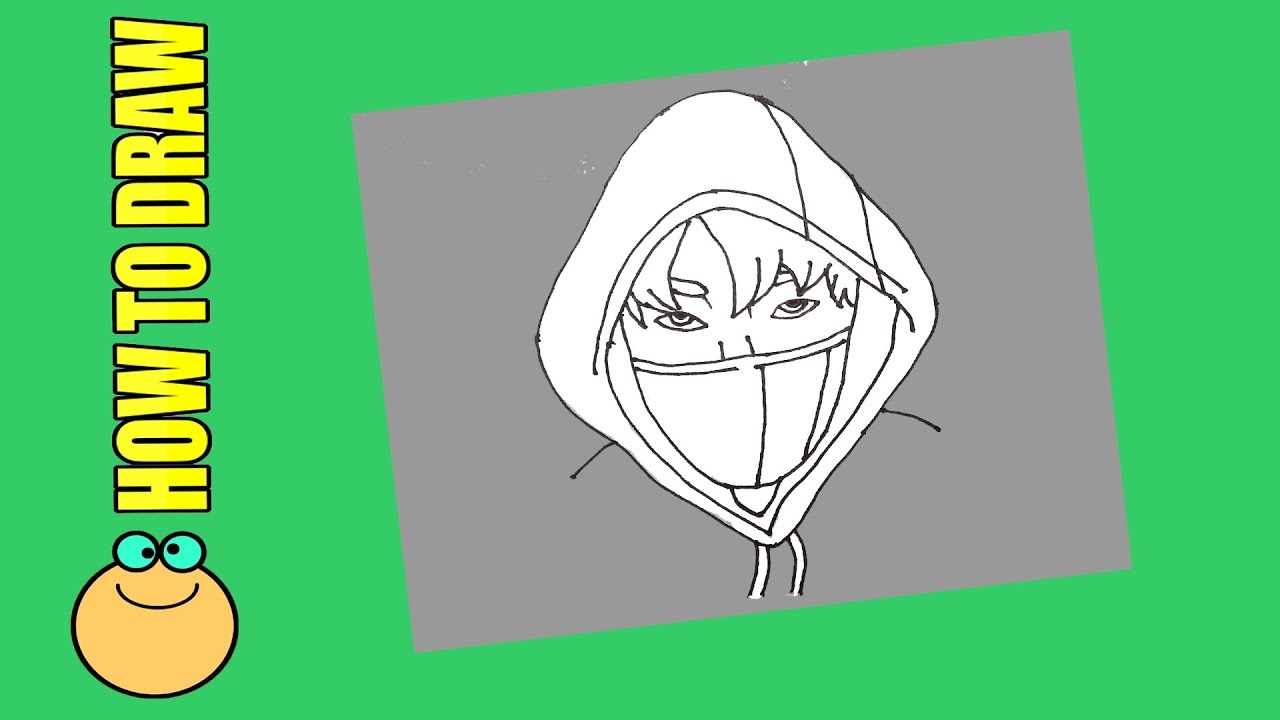 How to draw fortnite | Ikonik Skin | Step-by-Step Pictures - YouTube