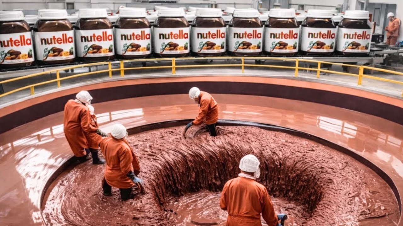 Inside the Nutella Factory - How the World’s Favorite Snack Is Made ...
