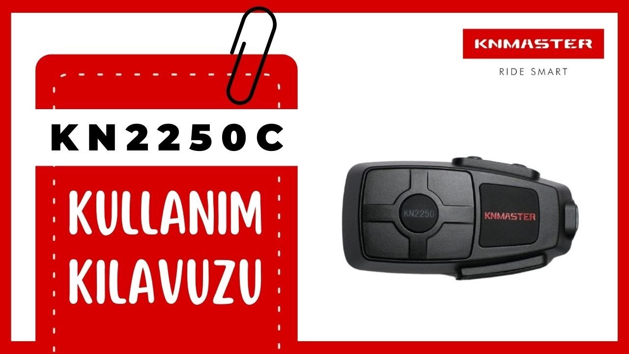 KN2250 Bluetooth İnterkom Seti Detaylı Kullanım Kılavuzu - YouTube