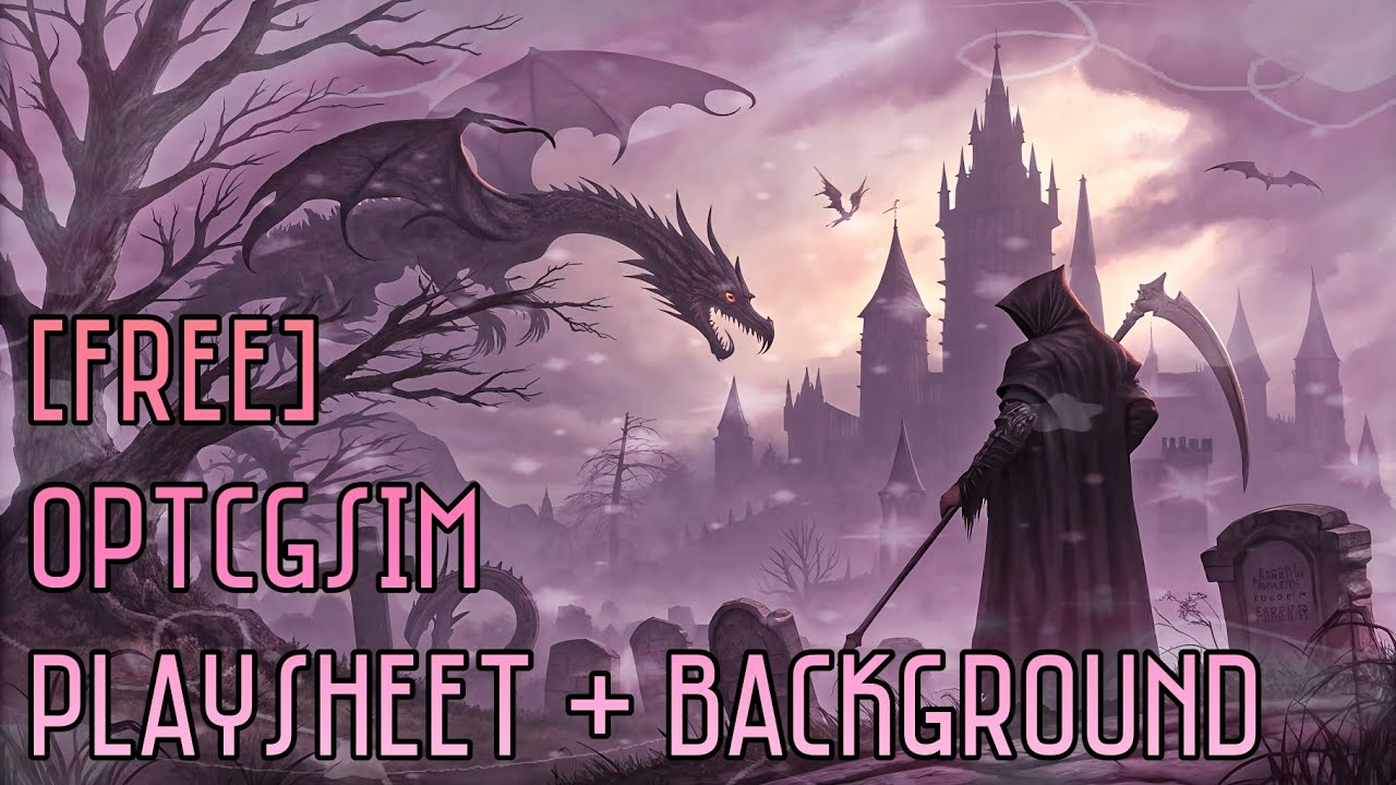 [FREE] OPTCGSim Custom Playsheet + Background. Link NOW in Comments ...