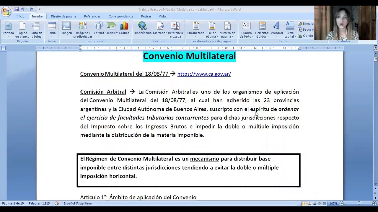 Convenio Multilateral 2021 - YouTube