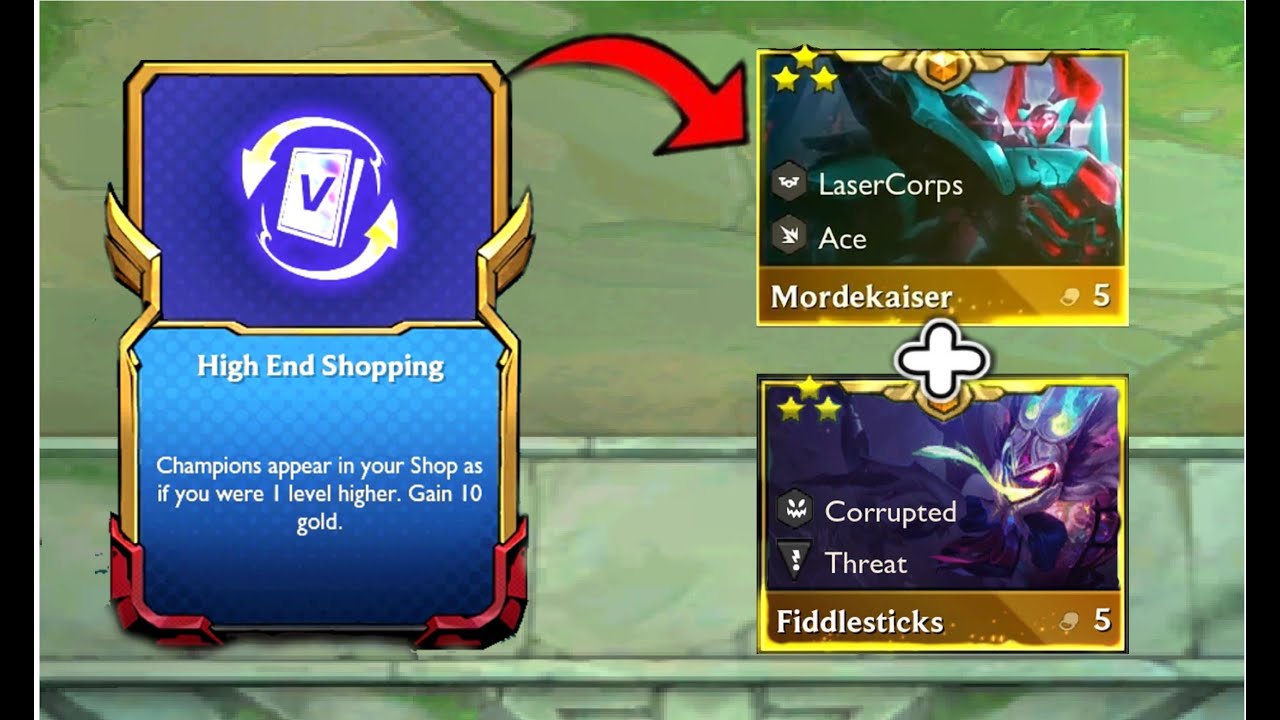 Lvl 10 Shop Free 3 Star 5 Cost ⭐⭐⭐ Ft High End Shopping Tft