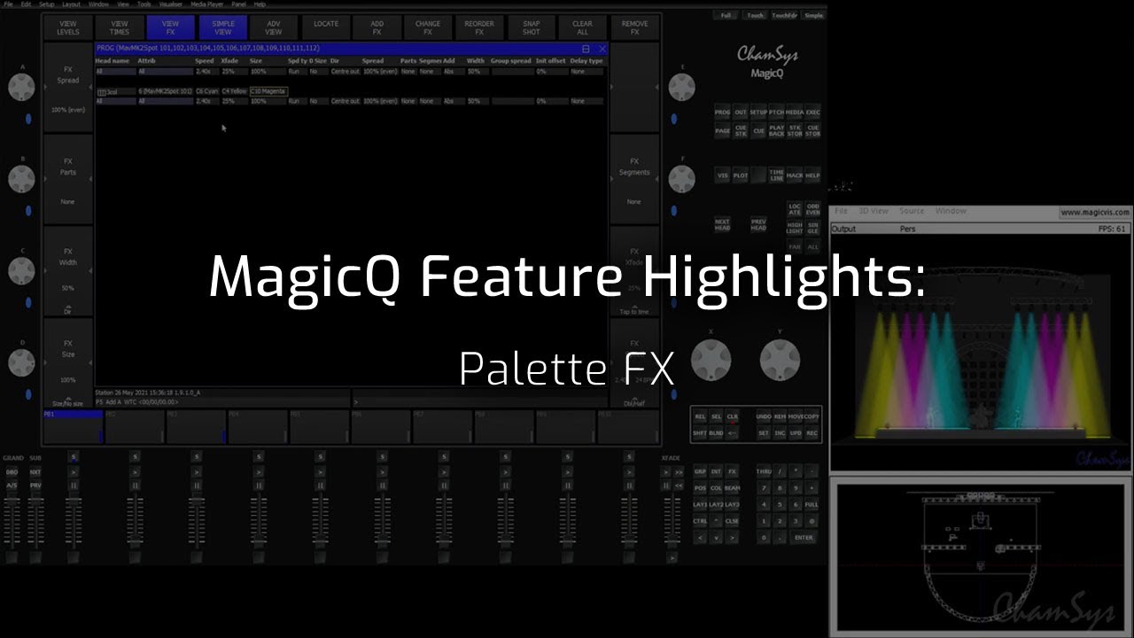 MagicQ Feature Videos: Palette FX - YouTube