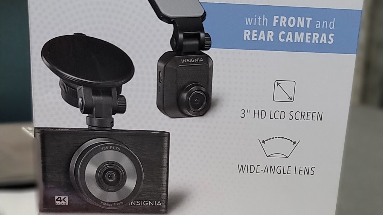 Box opening of Insignia 4k Front and Rear Dash Camera - YouTube