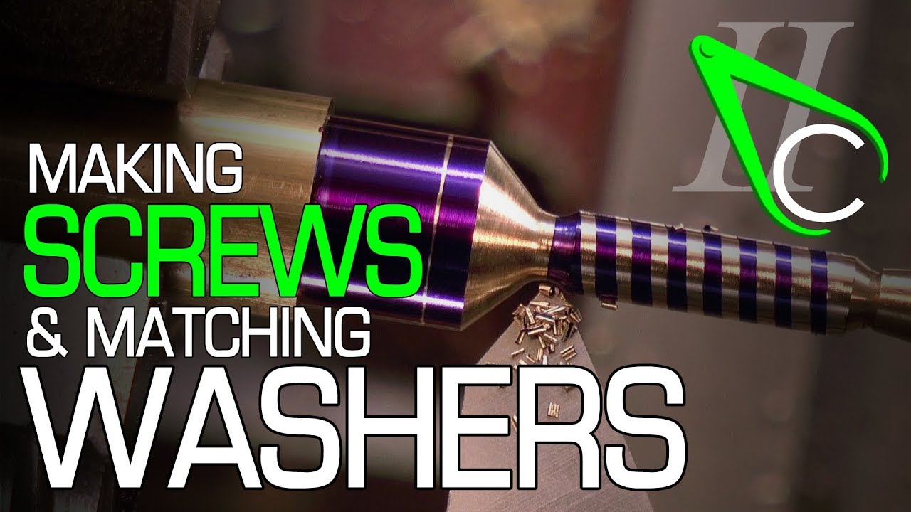 Making Screws & Matching Washers - YouTube