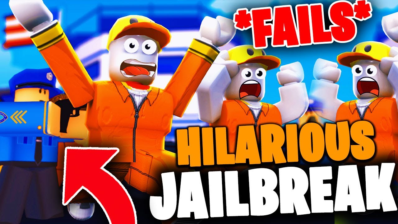Some of the Most HILARIOUS Roblox Jailbreak Fails EVER! FUNNY Roblox ...