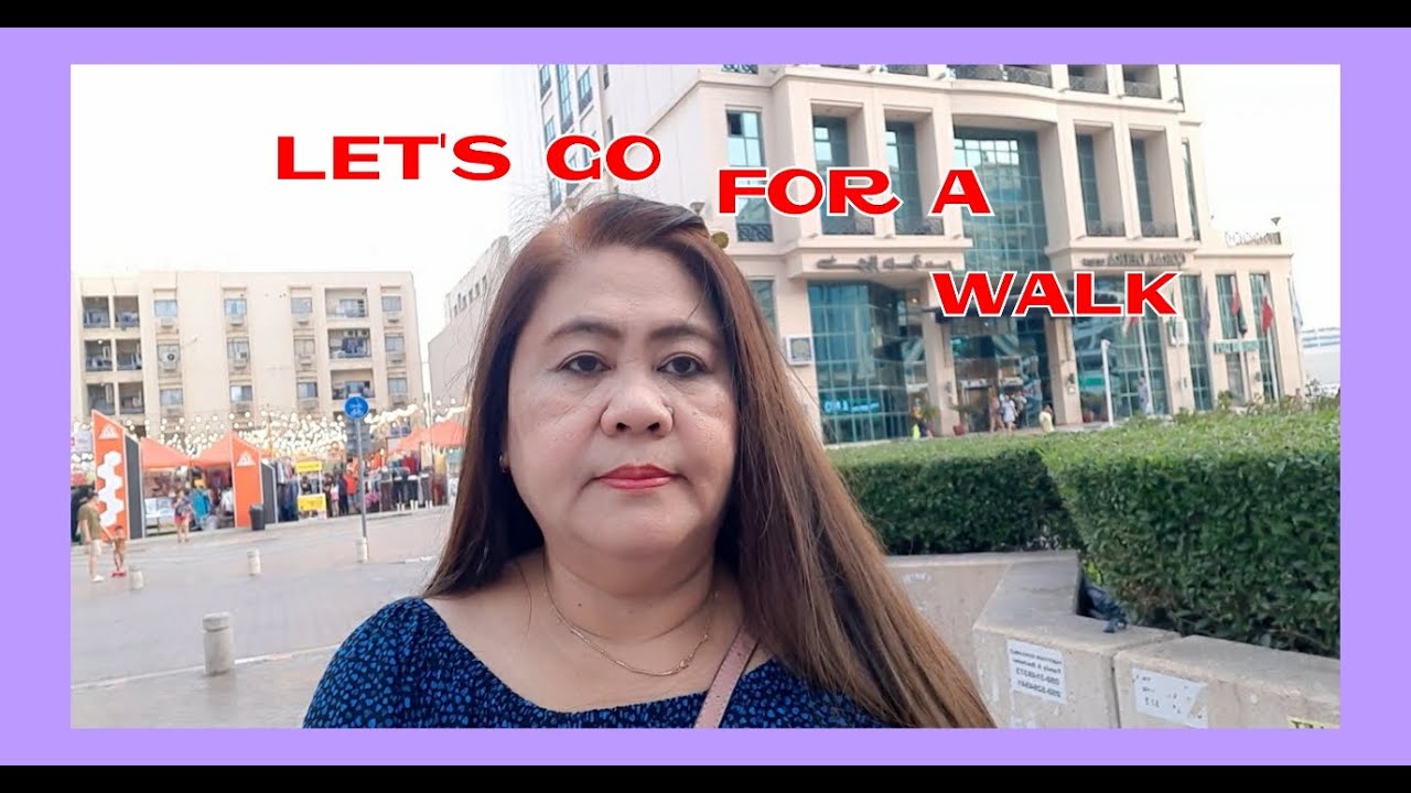 LET'S GO FOR A WALK | vicky sagadal - YouTube