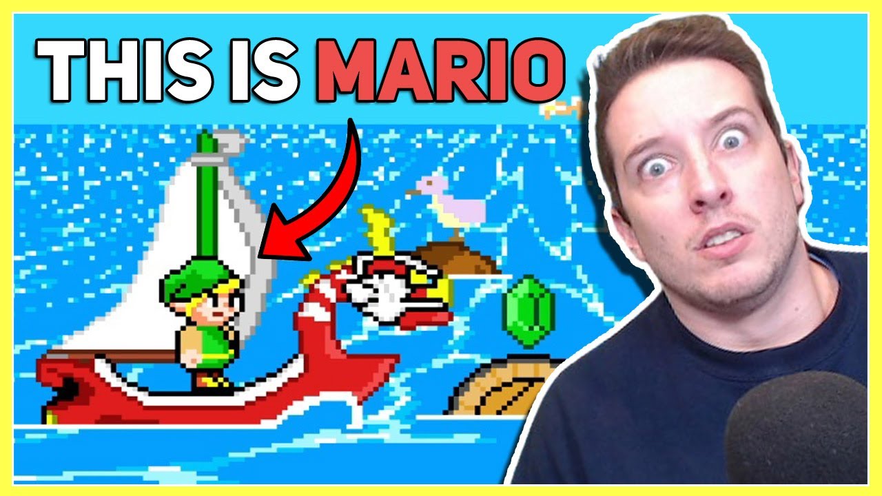 It Looks Like Zelda, But This Is A SUPER MARIO WORLD Hack!!! - YouTube