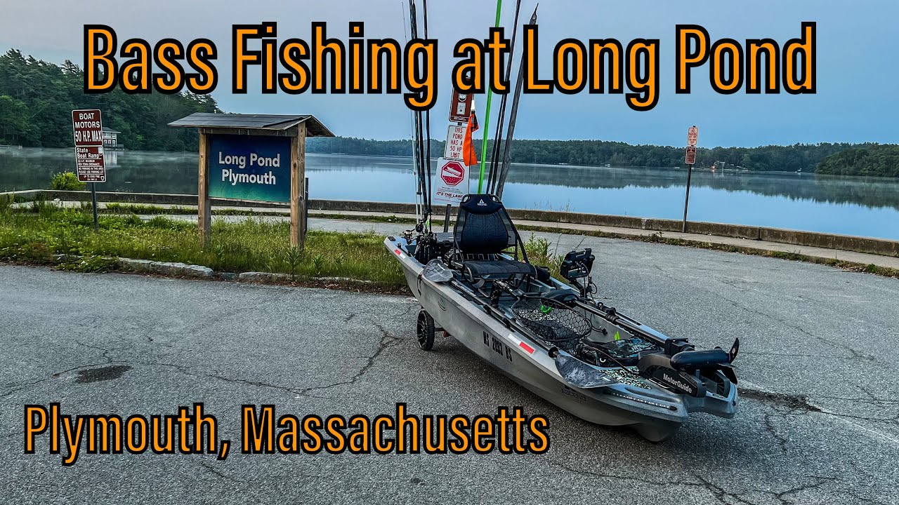 Kayak Bass Fishing at Long Pond in Plymouth, Massachusetts! - YouTube