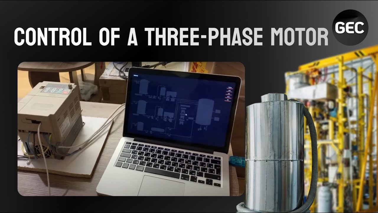 Control of a three-phase motor through the VSD using software developed ...