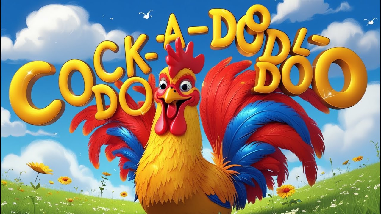 Cock a Doodle Doo | Nursery Rhymes For kids Songs - YouTube