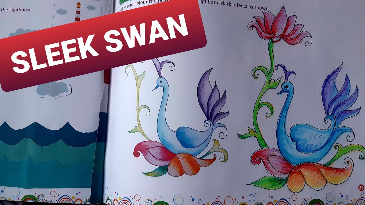 5, drawing, SLEEK SWAN, artpoint HARESH NAYAK. - YouTube