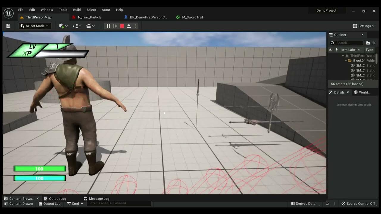 [UE5 Devlog] Sword trail and inventory update. - YouTube