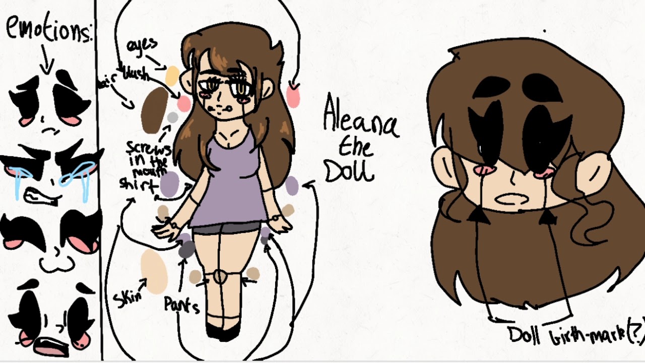 My new doll oc - YouTube