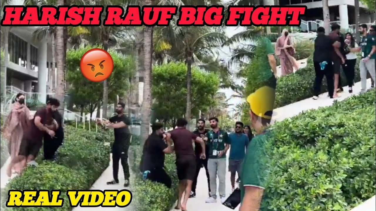 Harish Rauf fights 🤬with cricket fans but why ! | Harish Rauf fights ...