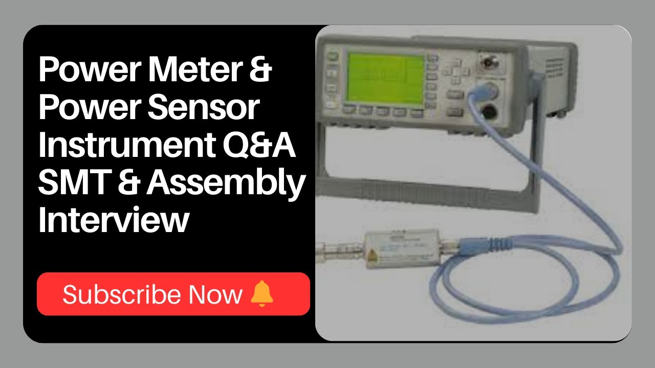 Power Meter and Power Sensor Instrument | Interview Questions and ...