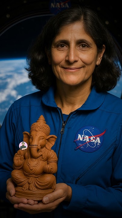 Sunita Williams Carries Lord Ganesh Idol and Bhagwat Gita to the Space 🚀 #sunitawilliams #gita ...