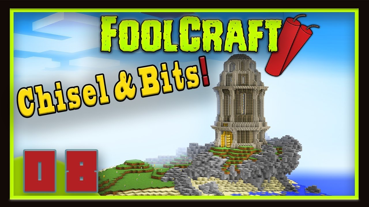 Foolcraft 2: Chisel And Bits Time! (Modded Minecraft 1.10.2) - YouTube