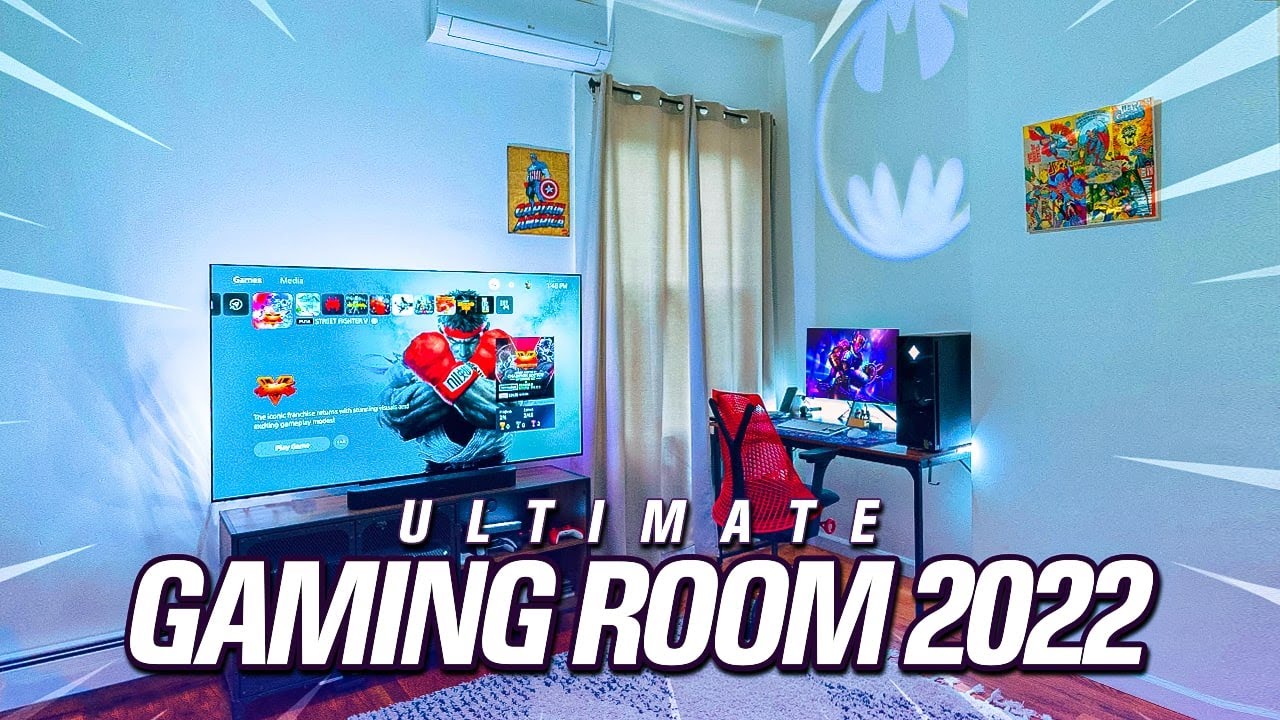 Ultimate Gaming Room Setup 2022! - YouTube