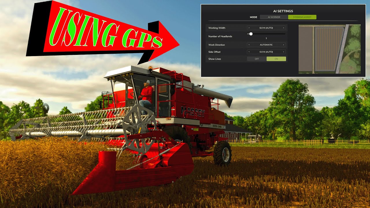 Gps In Farming Simulator 25: A How Too Guide - YouTube
