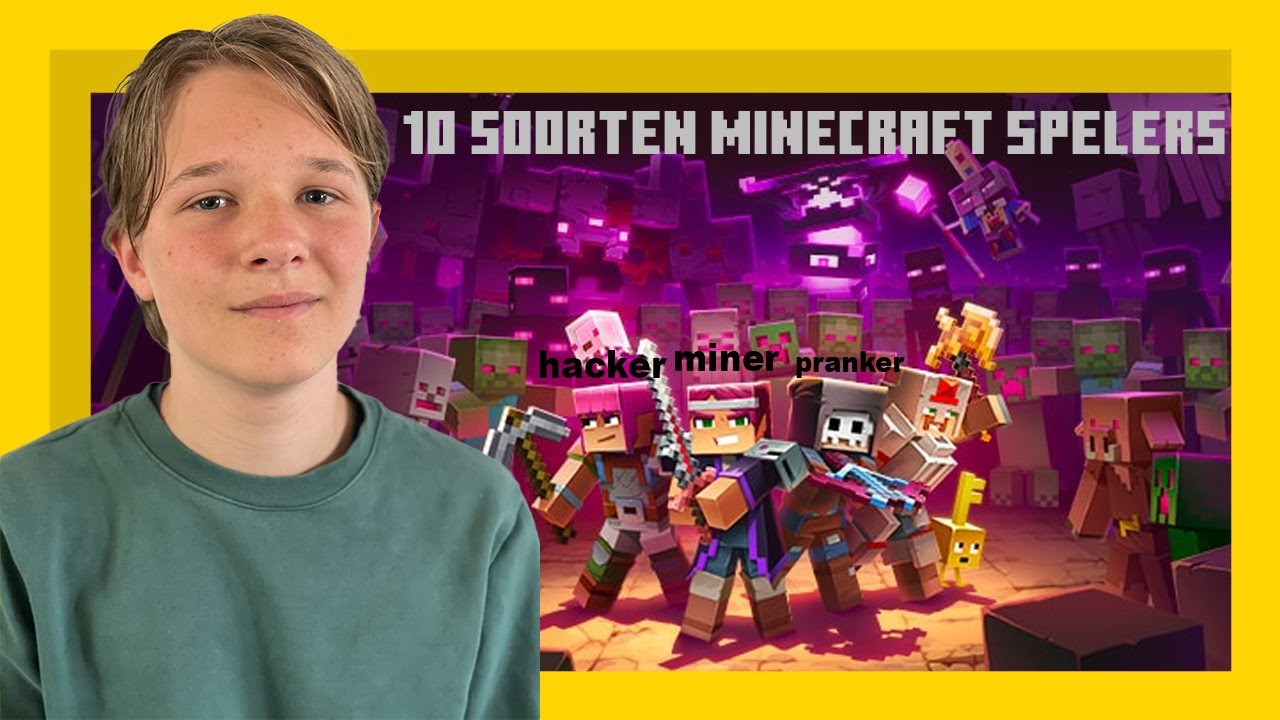 10 soorten Minecraft spelers - YouTube