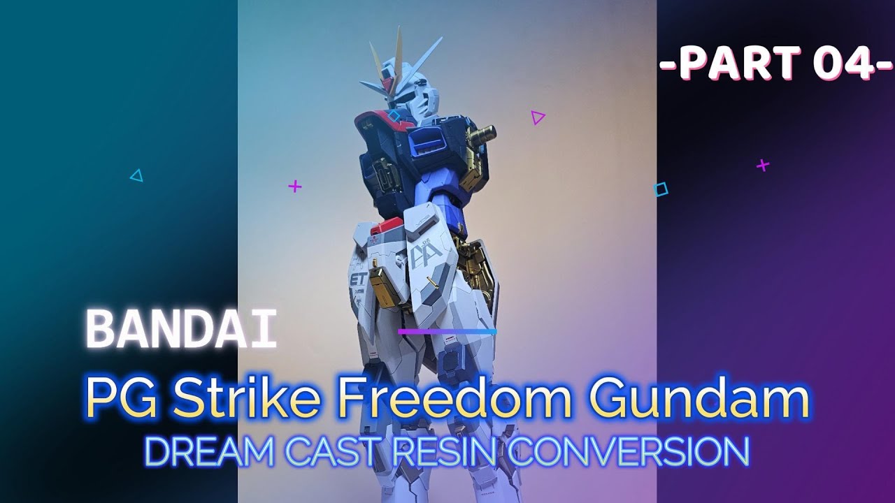 PG STRIKE FREEDOM GUNDAM RESIN CONVERSION - PART 04- - YouTube