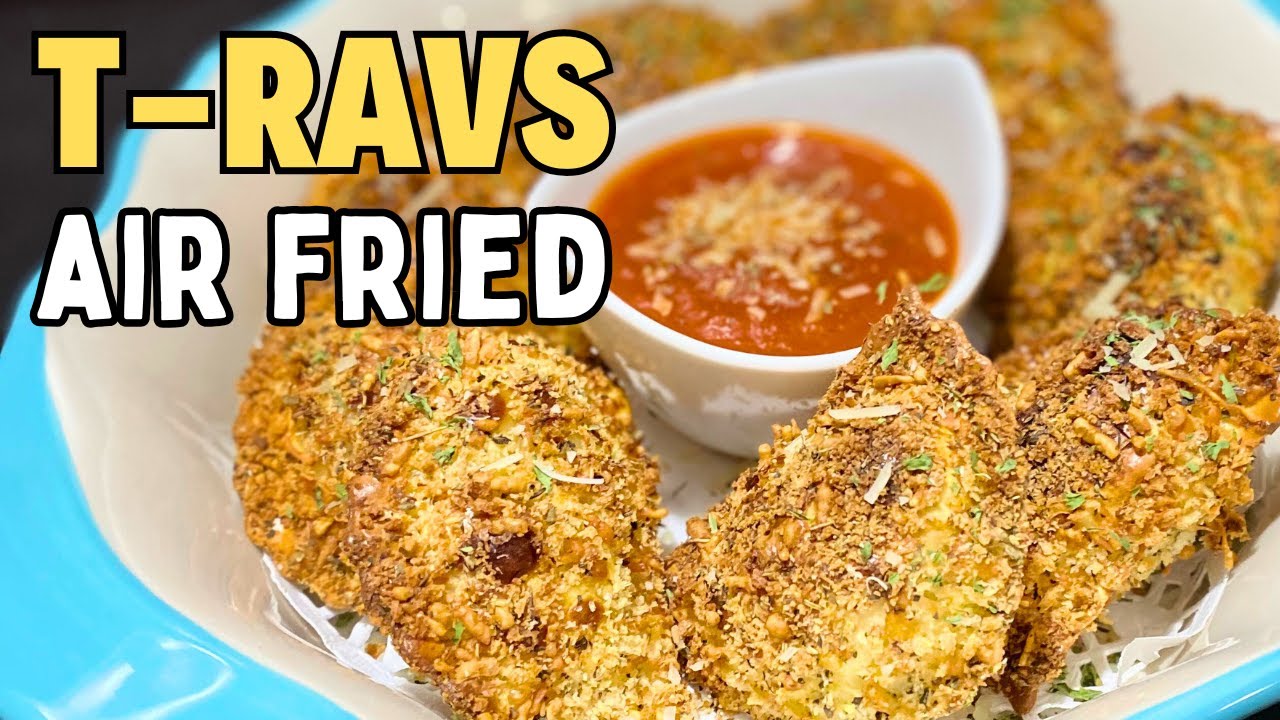 Air Fried Toasted Ravioli | Air Fryer Recipe | St. Louis Style Ravioli ...