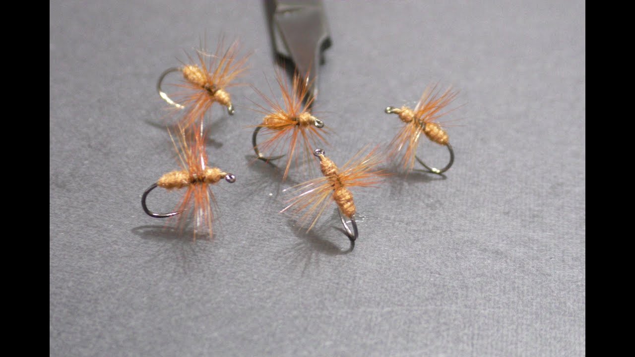 fly tying with hugh! simple cinnamon ant. - YouTube