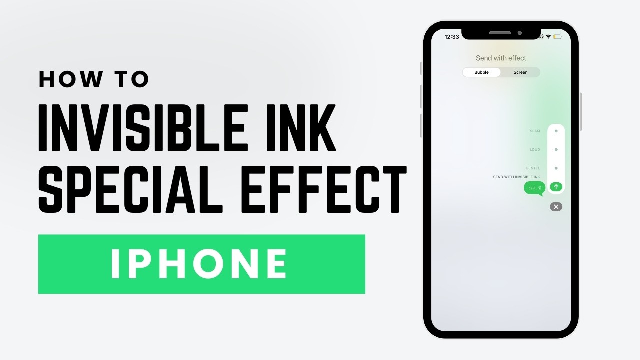 How To Send Messages With Invisible Ink On iPhone (2026) – iMessage ...