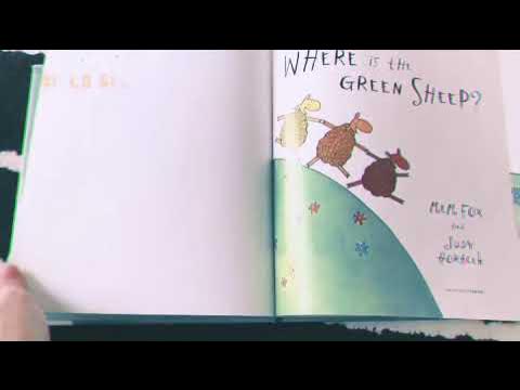 PICTURE BOOK- Where is the green sheep by Mem Fox - simple story for ...