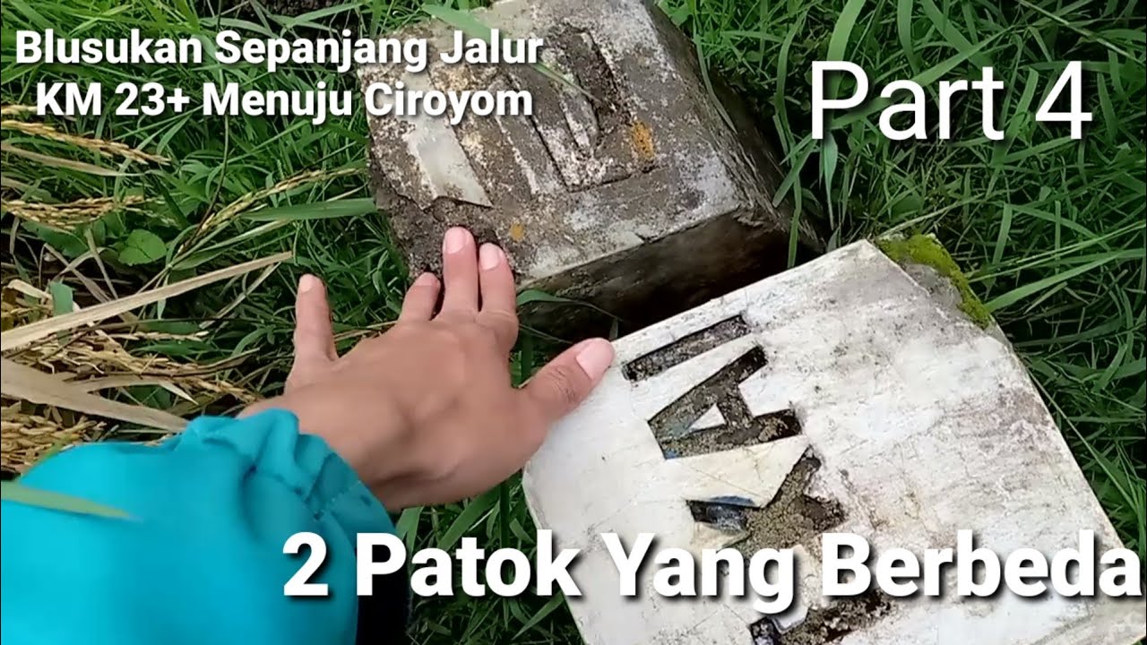 Patok Pembatas tanah yang legendaris | Blusukan Jalur Garut Cikajang KM ...