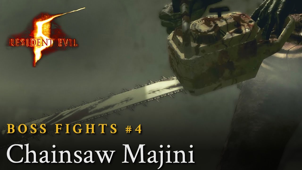 Resident Evil 5 (PC) - Boss Fights #4 - Chainsaw Majini | No Commentary ...