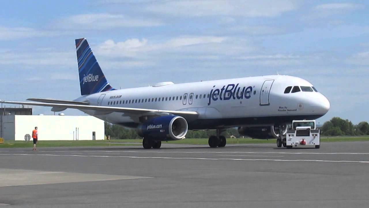 JetBlue A320 with Sharklets Departure - YouTube