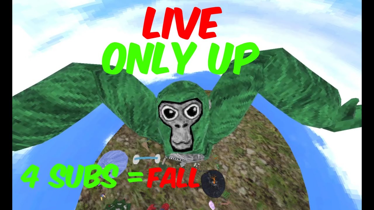 🔴Only up Gorilla tag LIVE you get to control me - YouTube