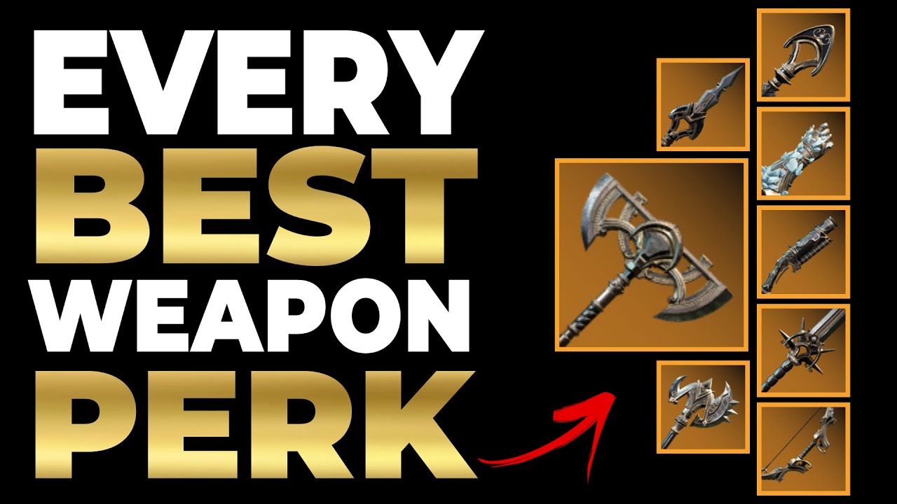 All Best In Slot Perks For All Weapons In New World | PVP - YouTube