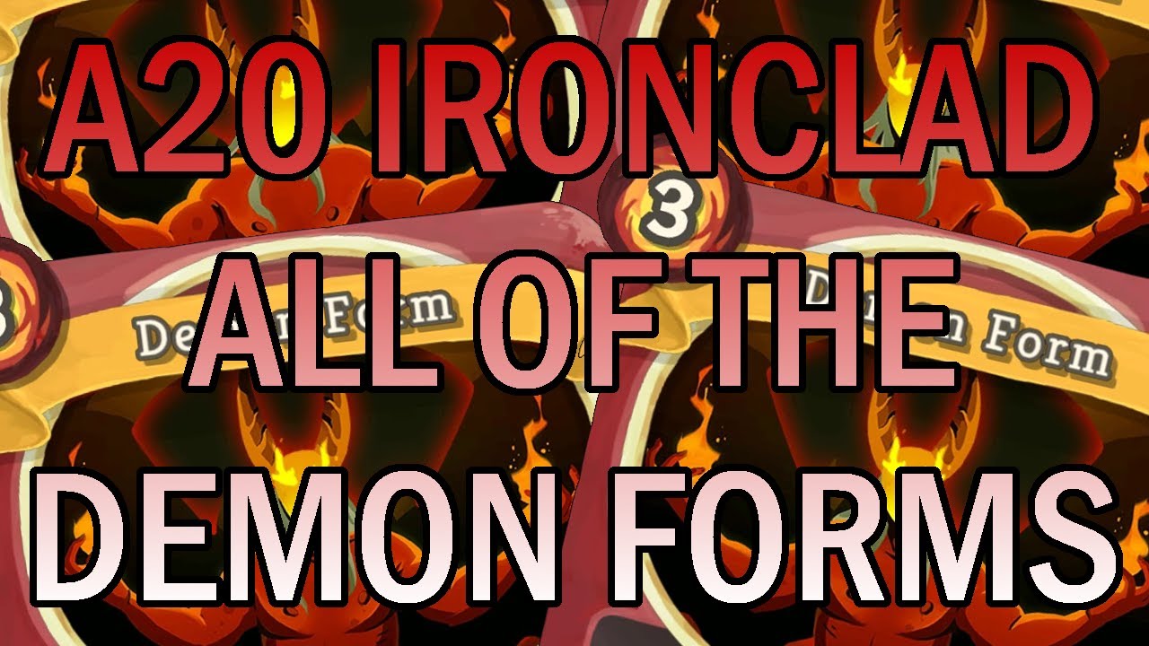 FOUR DEMON FORMS! | Ascension 20 Ironclad Run | Slay the Spire - YouTube