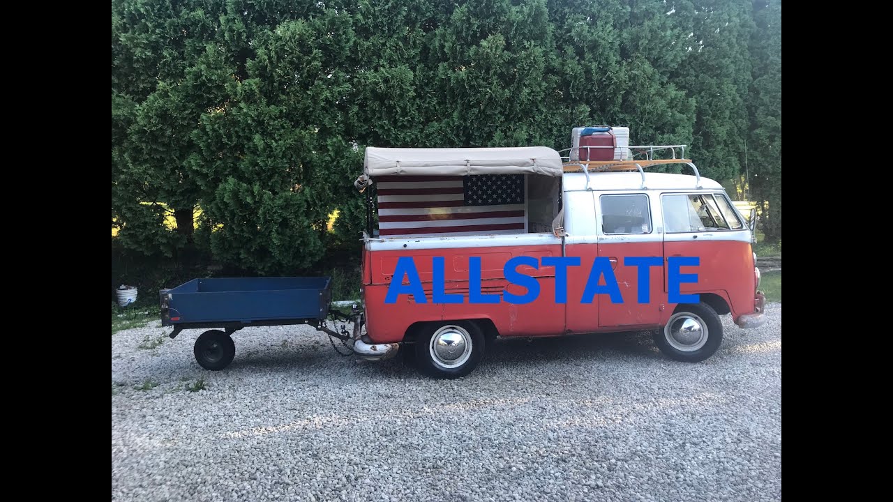 Barn Find Allstate Single Wheel Trailer Part 3 of 3 - YouTube