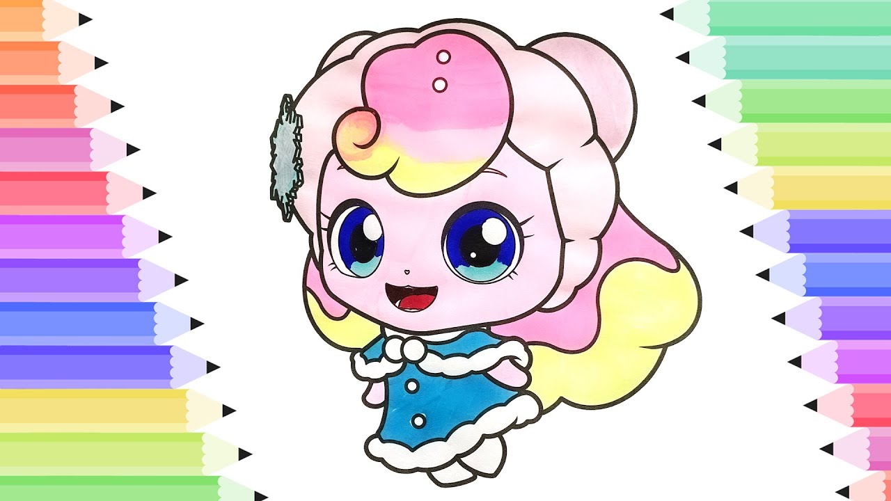 [색칠공부] 눈꽃핑 Iceflakeping 캐치티니핑 색칠하기 Coloring Book Catch Teenieping ...