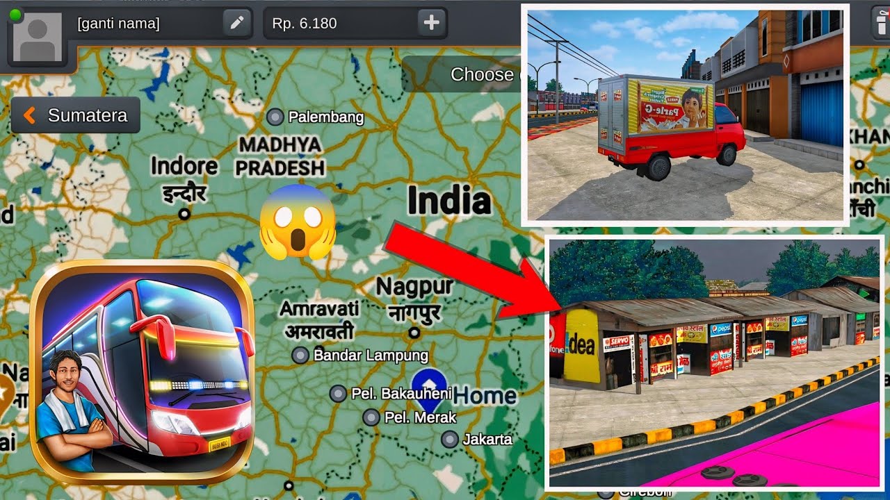 Indian Map Mod For Bus Simulator indonesia | Traffic Mod v3.7.1 For Bus ...
