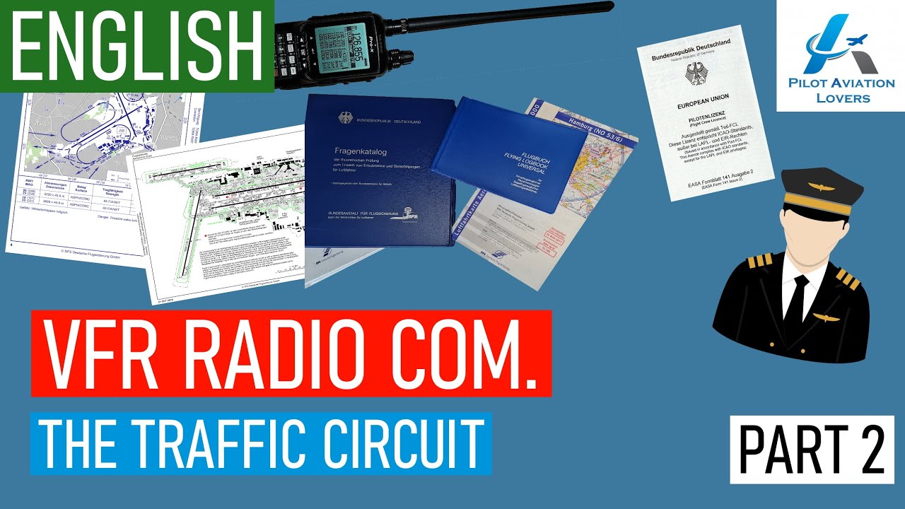 ENGLISH - VFR Radio Communication - The Traffic Circuit / Pattern (Part ...