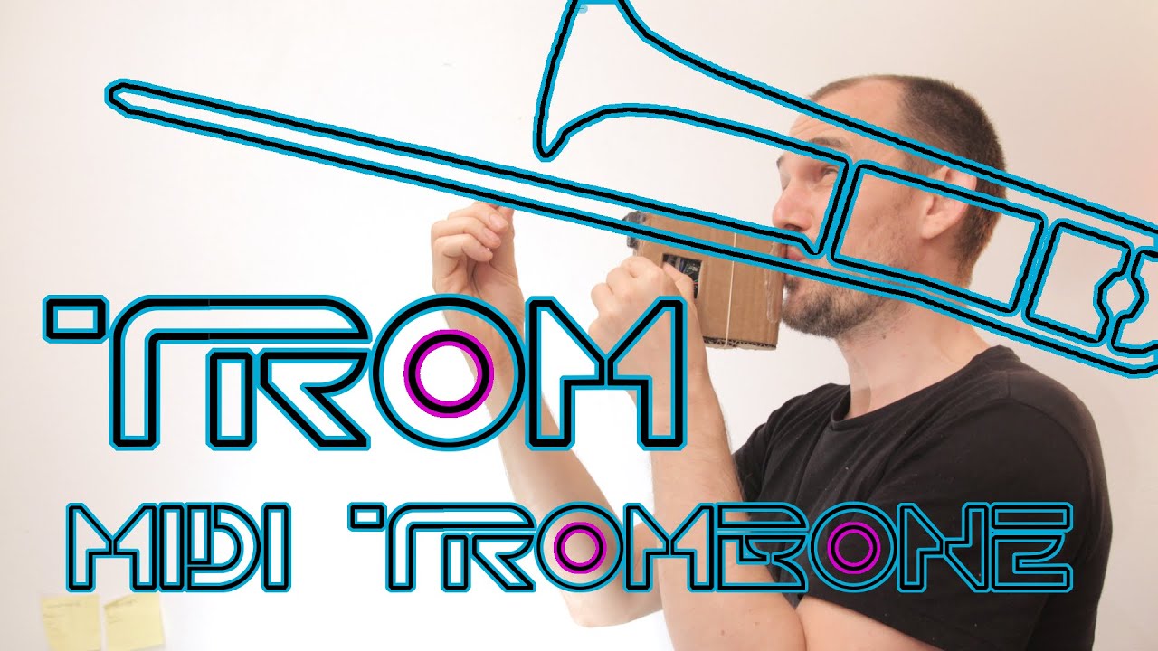 "TROM" - DIY MIDI trombone prototype - Featuring lip tension sensor and ...