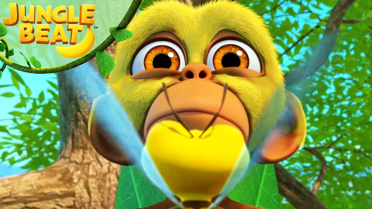 Munki becomes a Bee | Jungle Beat: Munki & Trunk | Kids Cartoon 2025 ...