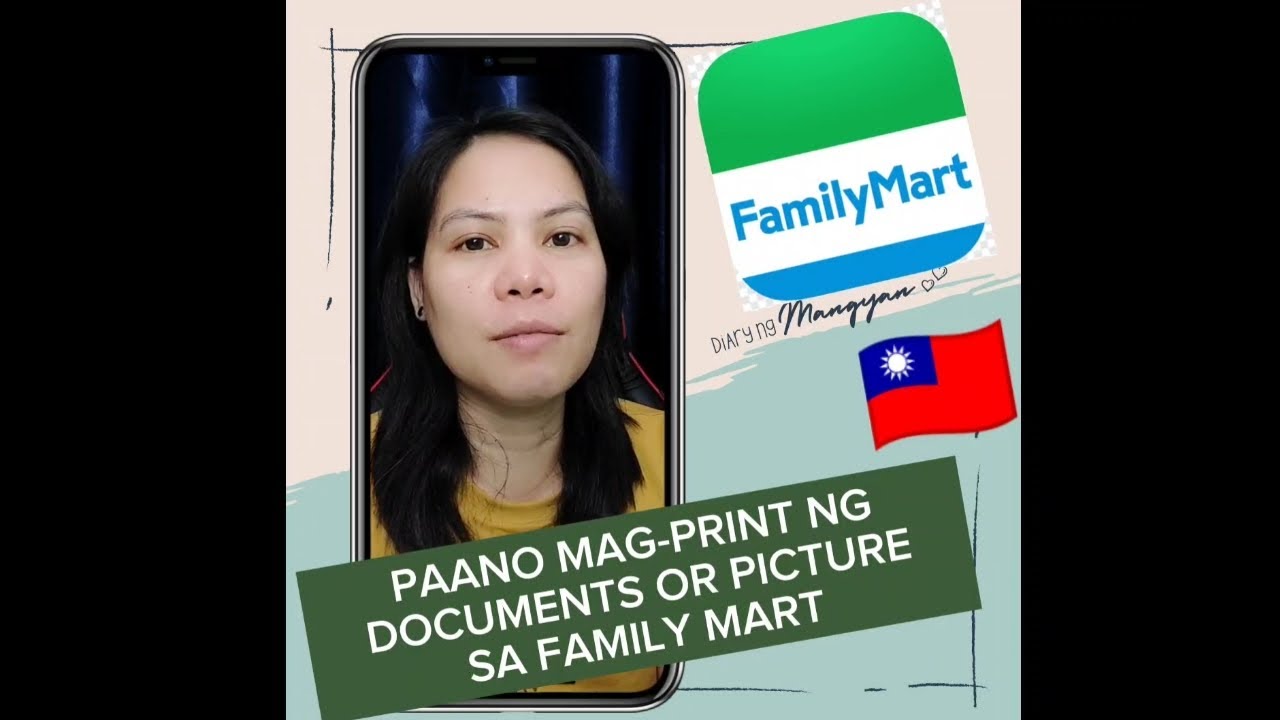 Paano mag-print ng documents or pictures sa Family Mart Taiwan - YouTube