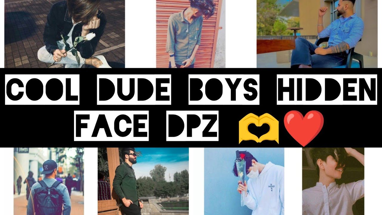 Attractive Hidden face dpz for boys🫶||Cool face cover Dpz for boys ...