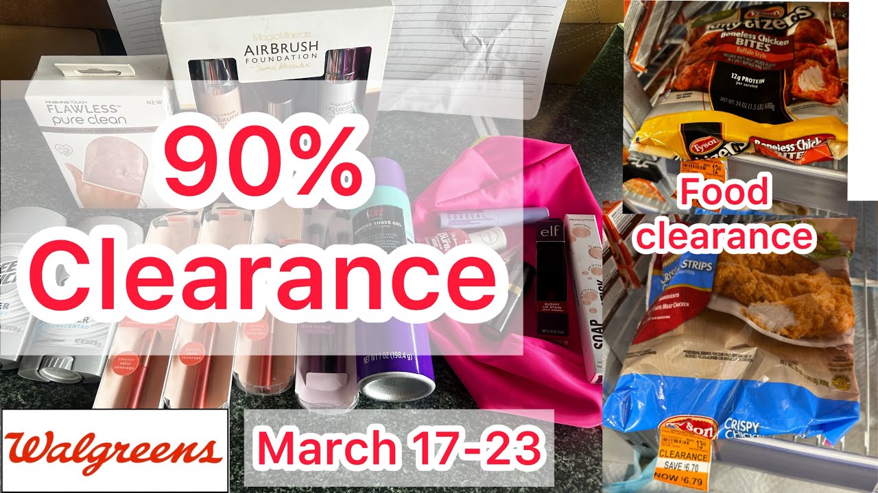 Walgreens March 17-23|| 90% clearance items and lots of clearance ...